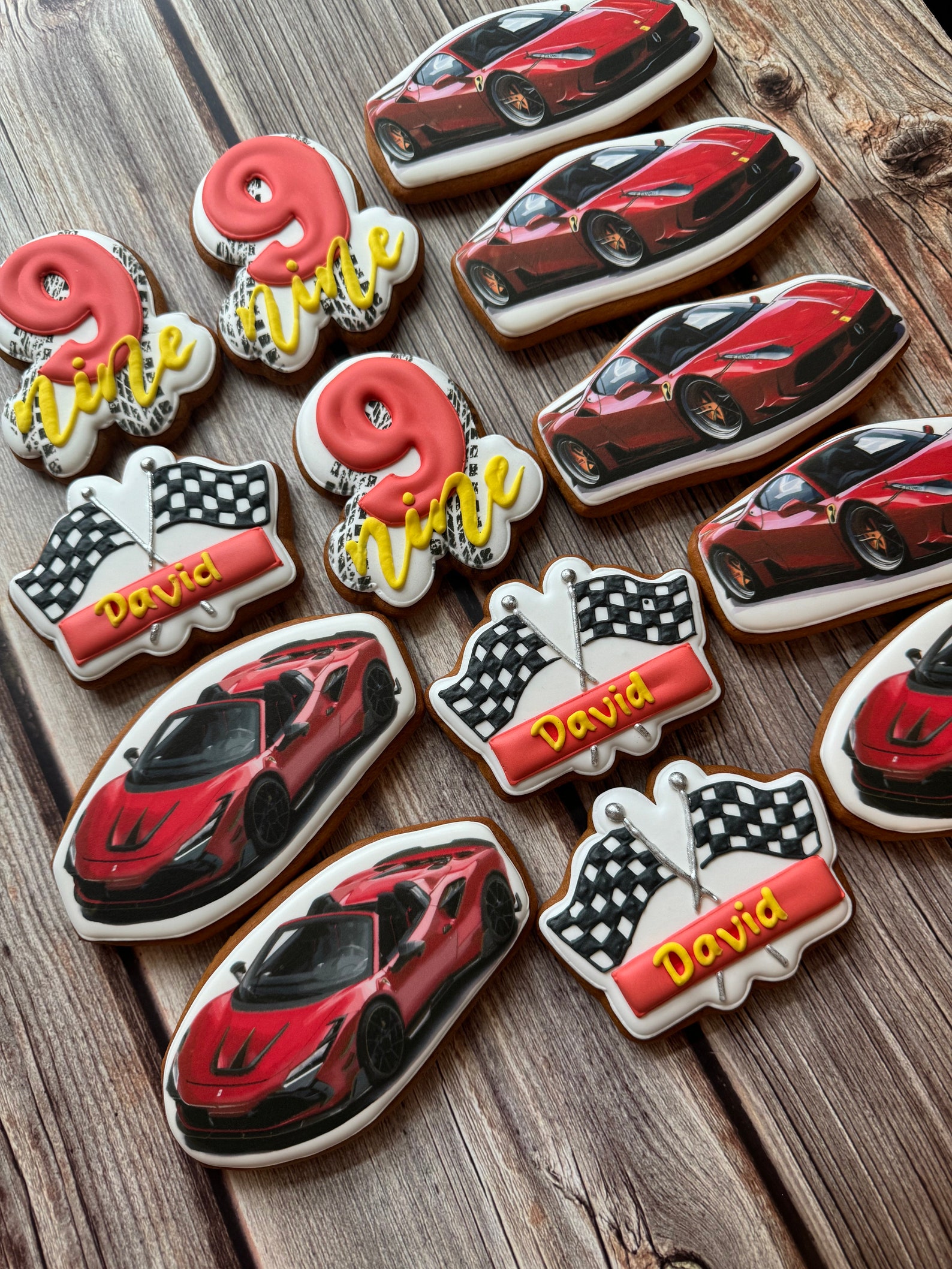 Car Theme Cookies for Birthday - Etsy