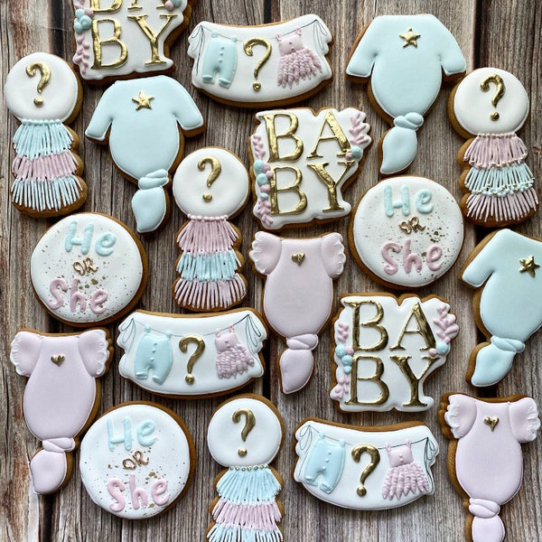 Gender Reveal Cookie - Etsy