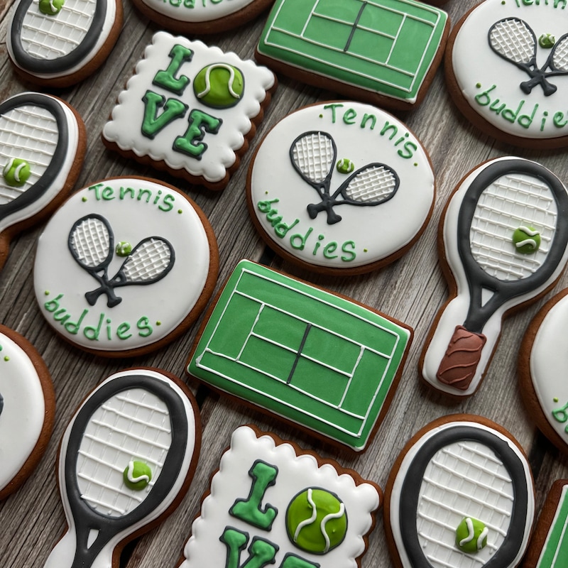 Tennis Cookies - Etsy