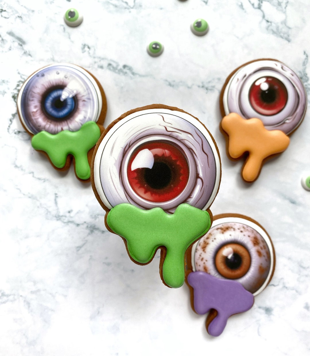 Halloween Cookies, Spooky Cookies - Etsy