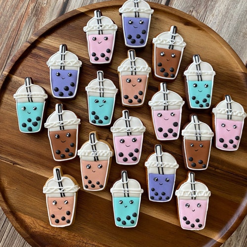 Boba Bubble Tea Cookies - Etsy
