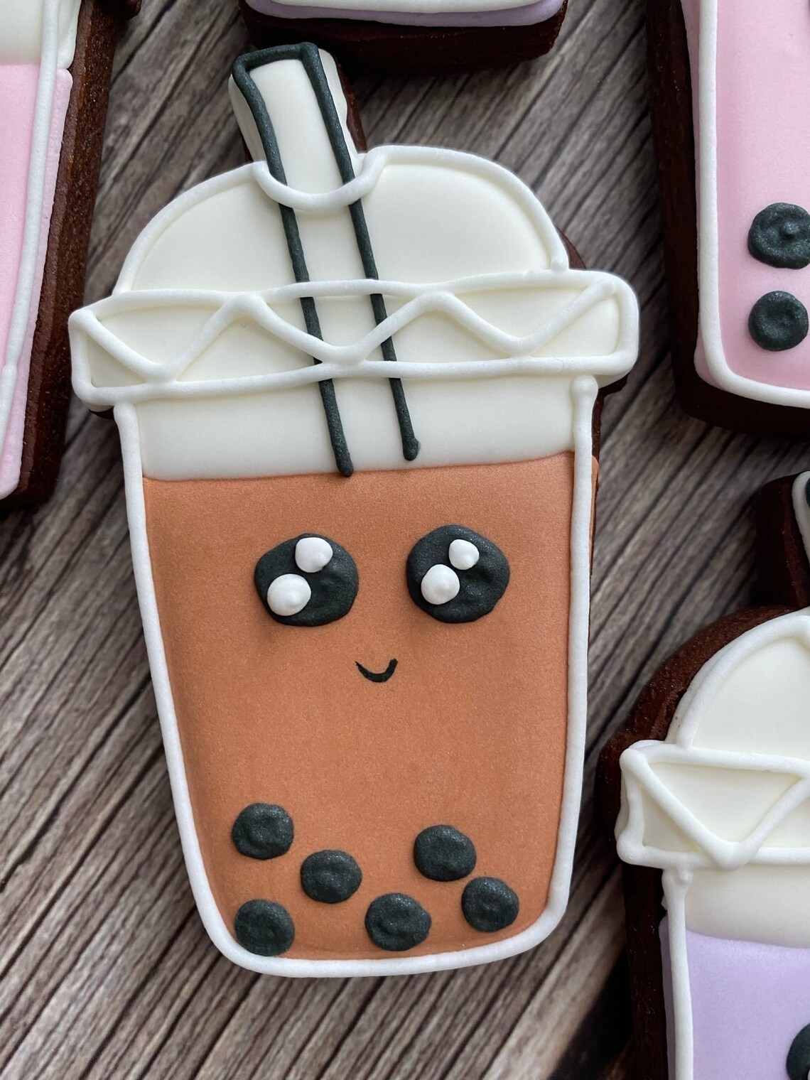 Boba Bubble Tea Cookies - Etsy