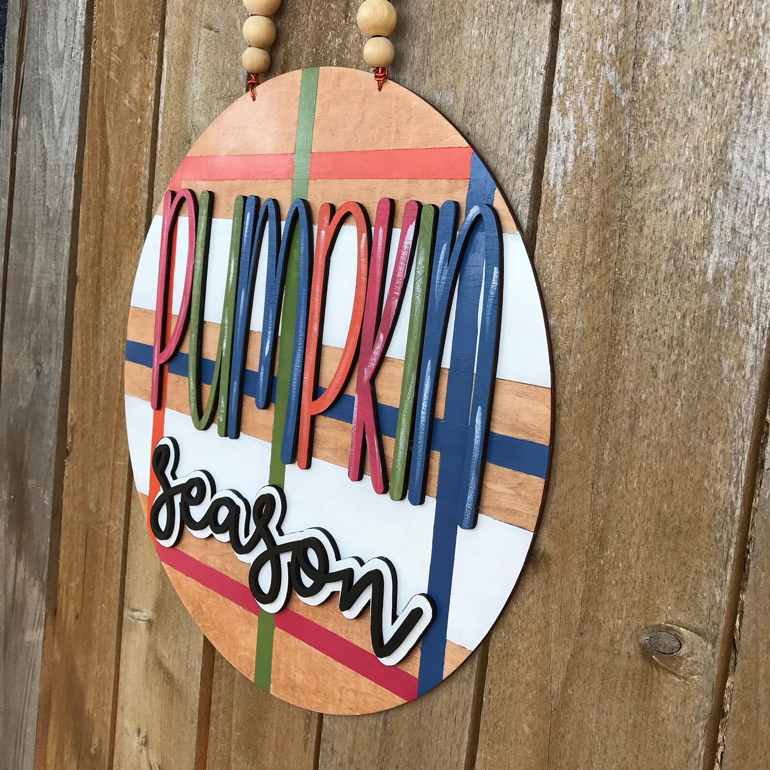 Fall Plaid Welcome Sign: Embrace Pumpkin Season With This Charming ...
