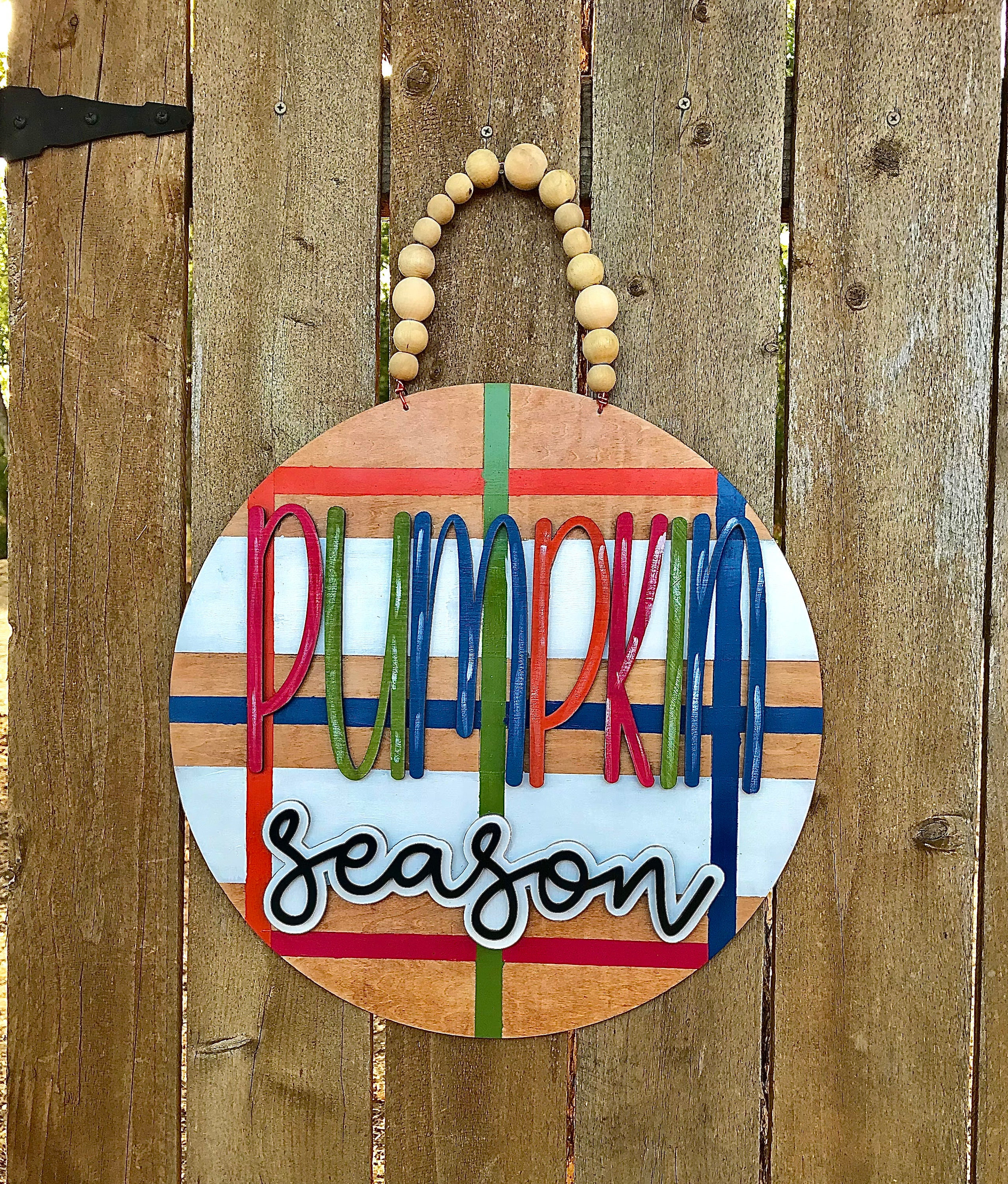 Fall Plaid Welcome Sign: Embrace Pumpkin Season With This Charming ...