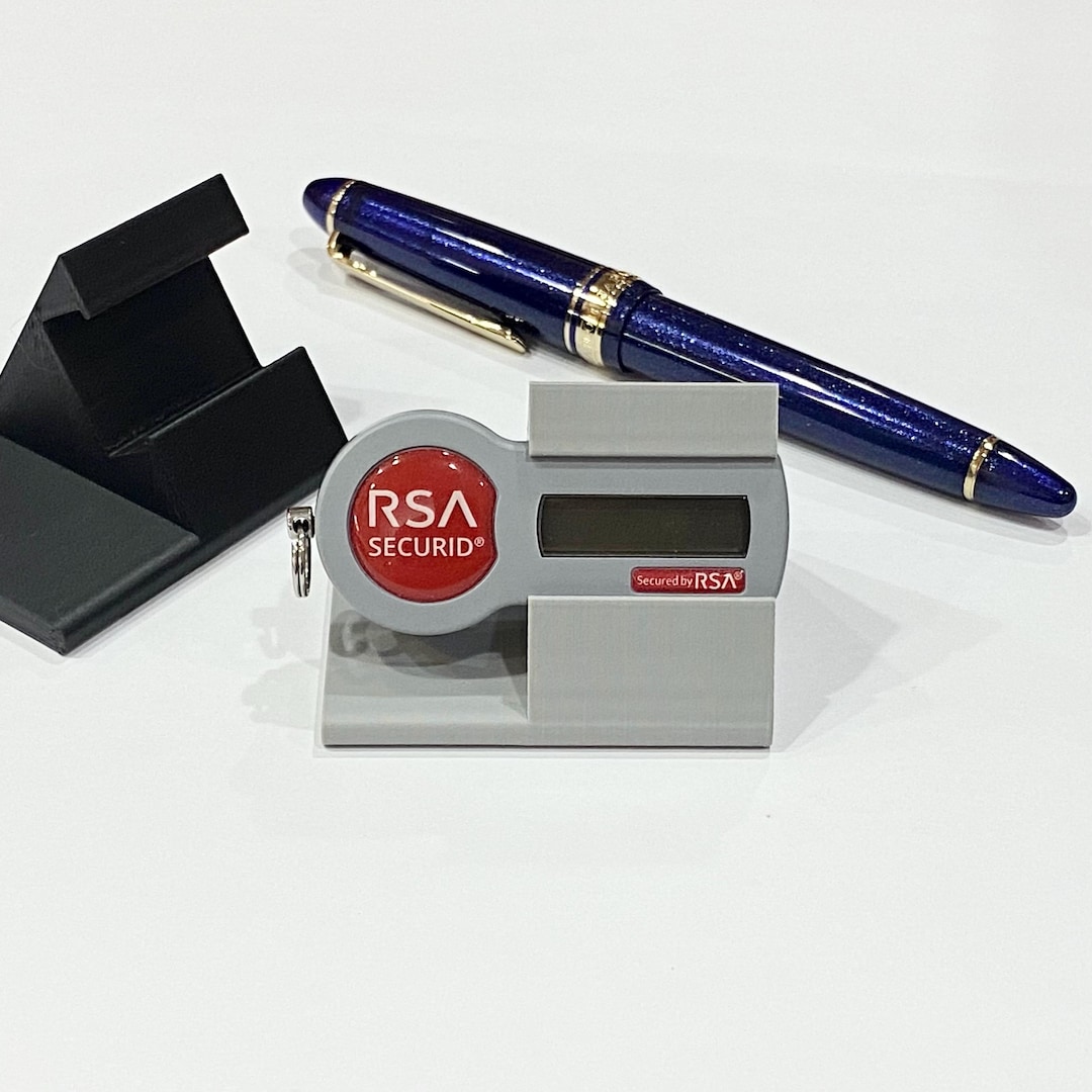 RSA Securid Token Desktop Stand - Angled Authenticator Holder for Easy ...