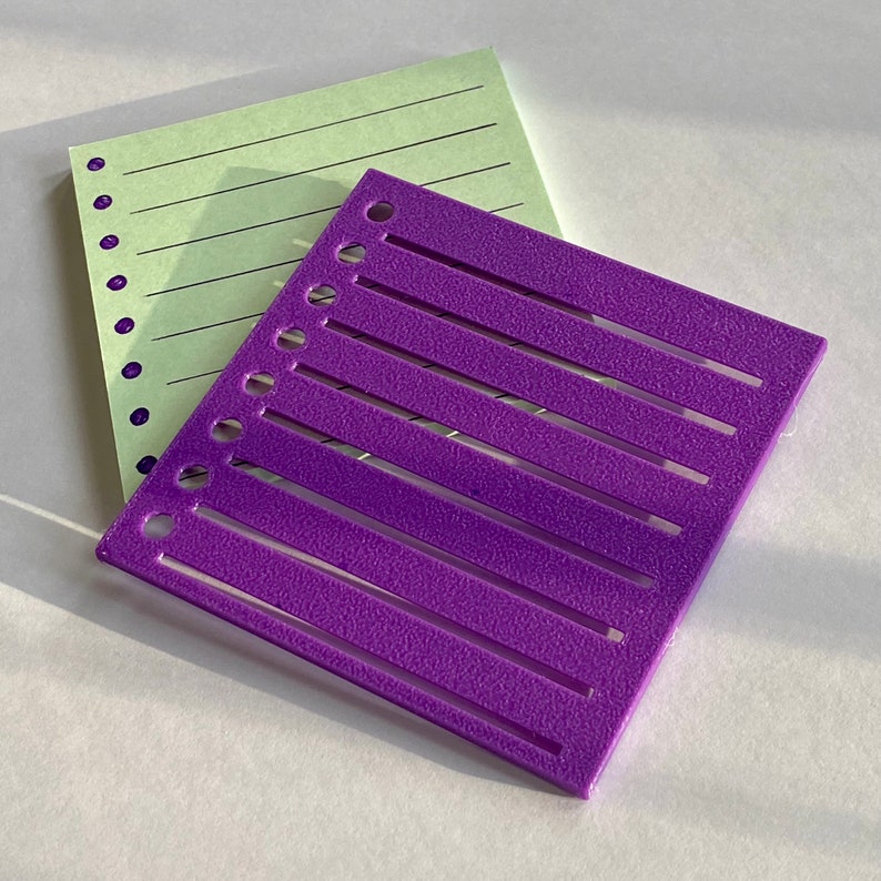 Sticky Note Checklist Stencil - Etsy