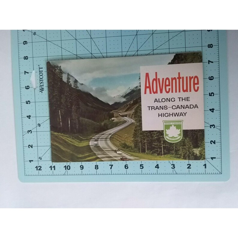Vintage Trans-canada Highway Map Vacation Travel Advertisement Ad - Etsy