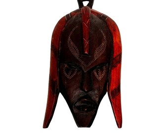 Kenya Carved Mask - Etsy