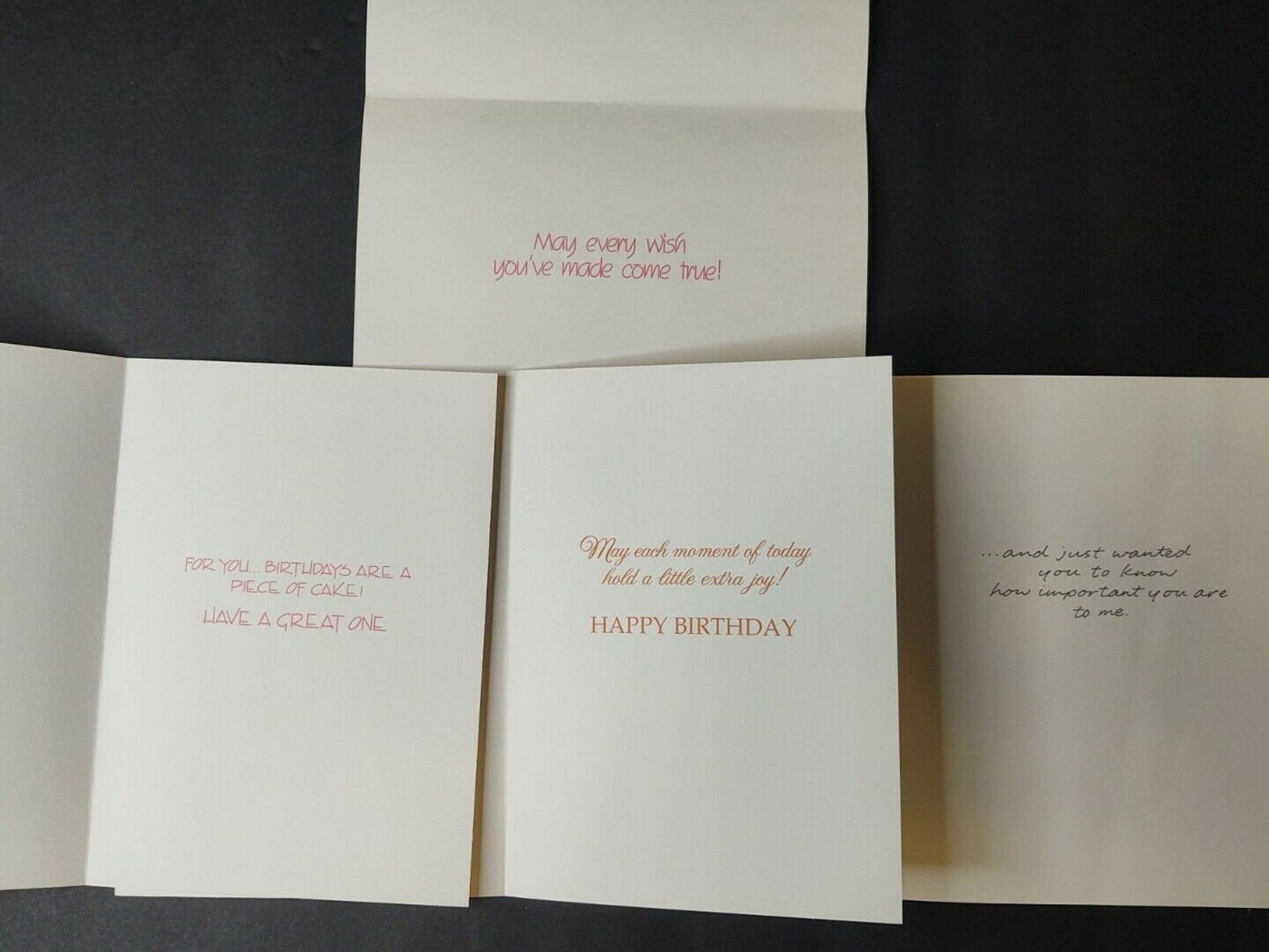 Vintage Current Greeting Card Lot Birthday Thinking of You Carousel ...