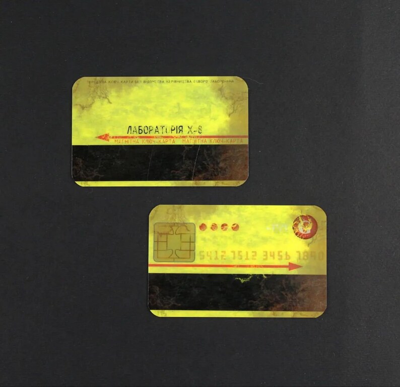 S.t.a.l.k.e.r Souvenir Magnetic Key Cards Stalker Chernobyl Pripyat - Etsy