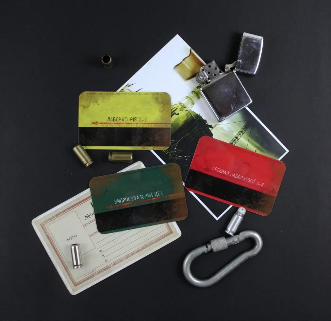S.t.a.l.k.e.r Souvenir Magnetic Key Cards Stalker Chernobyl Pripyat - Etsy