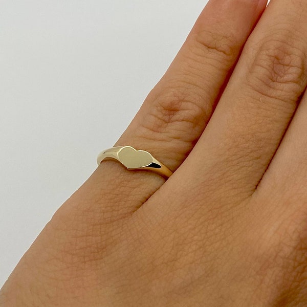 Gold Pinky Ring - Etsy