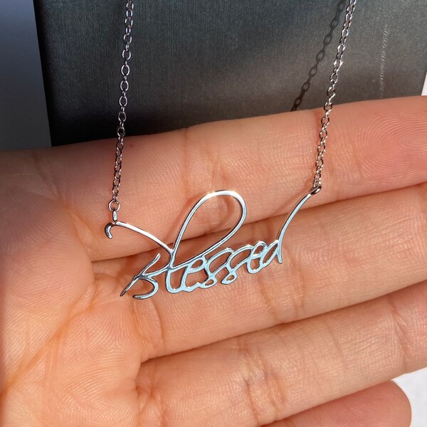Blessed Necklace - Etsy
