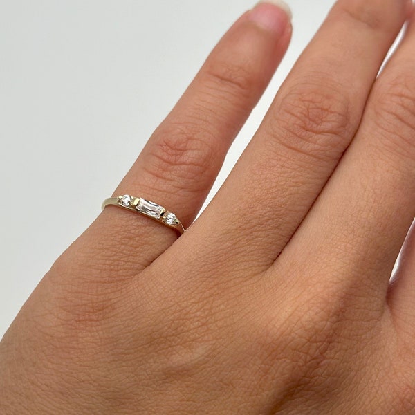 Diamond Pinky Ring Women - Etsy