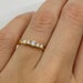 14K Gold Pinky Ring, Five Stone Ring, Dainty Pinky Ring, Multi-stone Petite Ring, Women’s Pinky ...