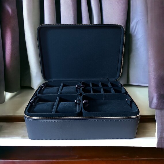 Deluxe Jewelry & Watch Case, Luxury Jewelry Case, Tra… - Gem
