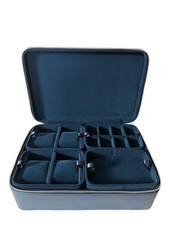 Deluxe Jewelry & Watch Case, Luxury Jewelry Case, Tra… - Gem
