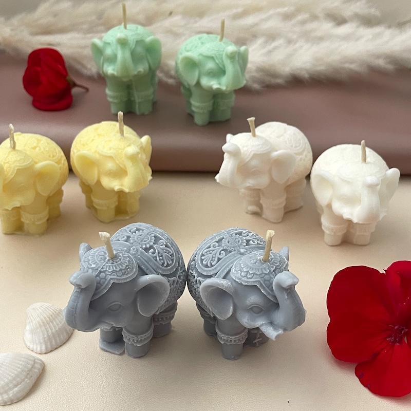 Elephant Candle - Etsy