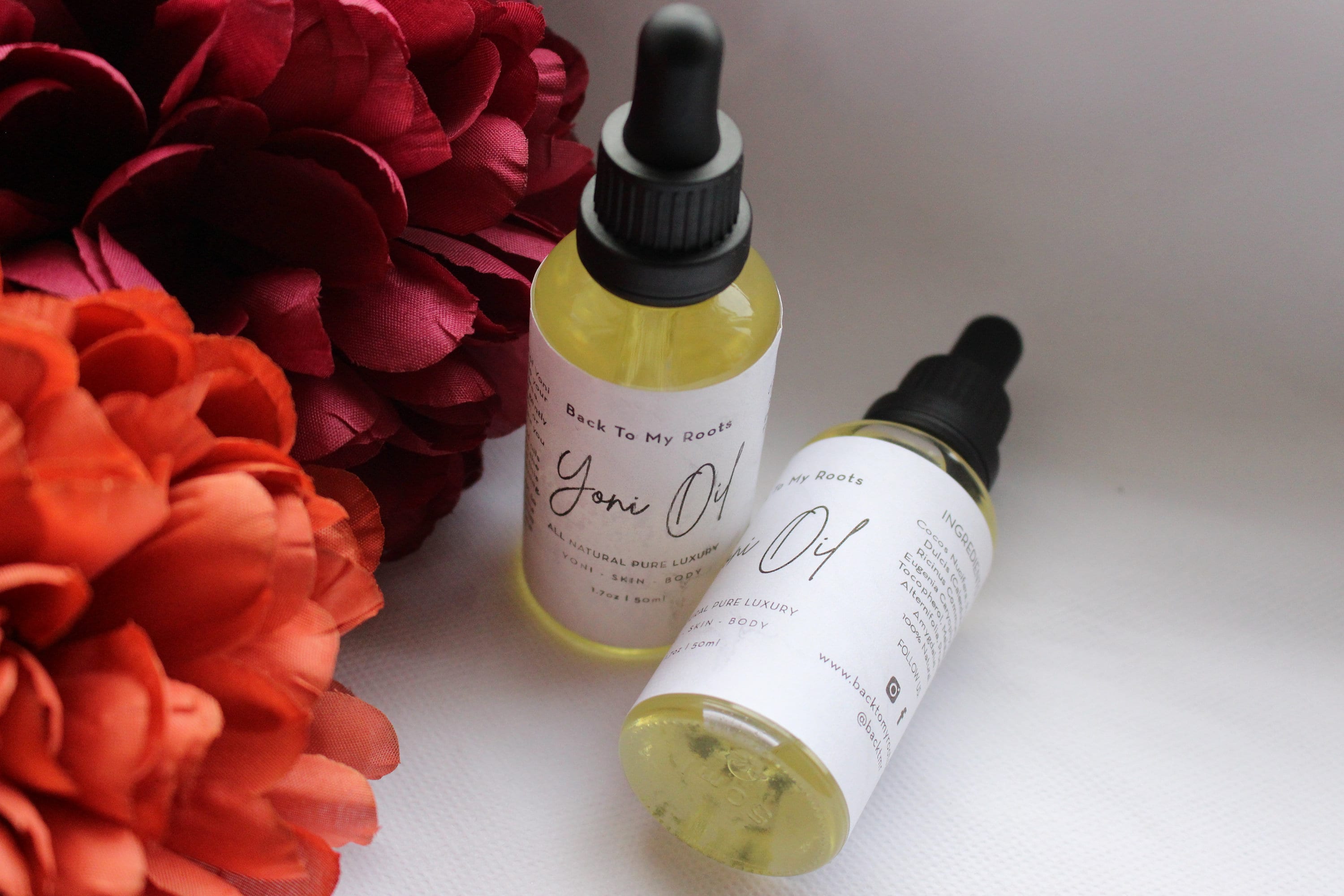 Yoni Oil 50ml Natural Oil Blend No Artificial Fragrance Vaginal ...