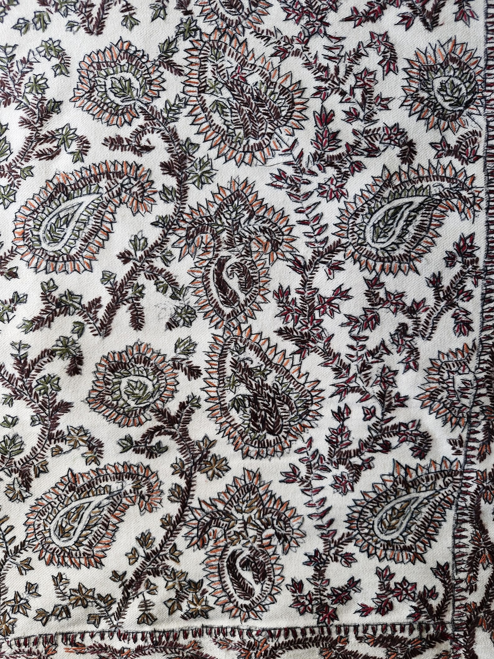 Antique Wool Paisley Craft Pack-1900s Victorian Wool Paisley and ...
