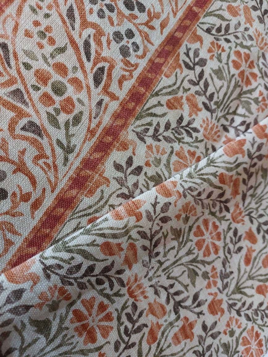 William Morris Bellflower Cushion Panels-william Morris Linen Cushion ...