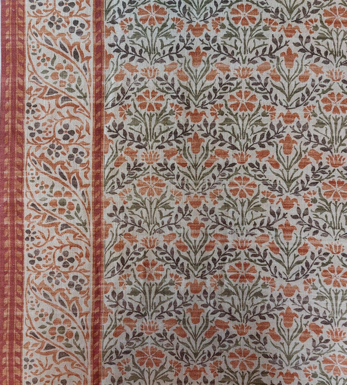 William Morris Bellflower Cushion Panels-william Morris Linen Cushion ...