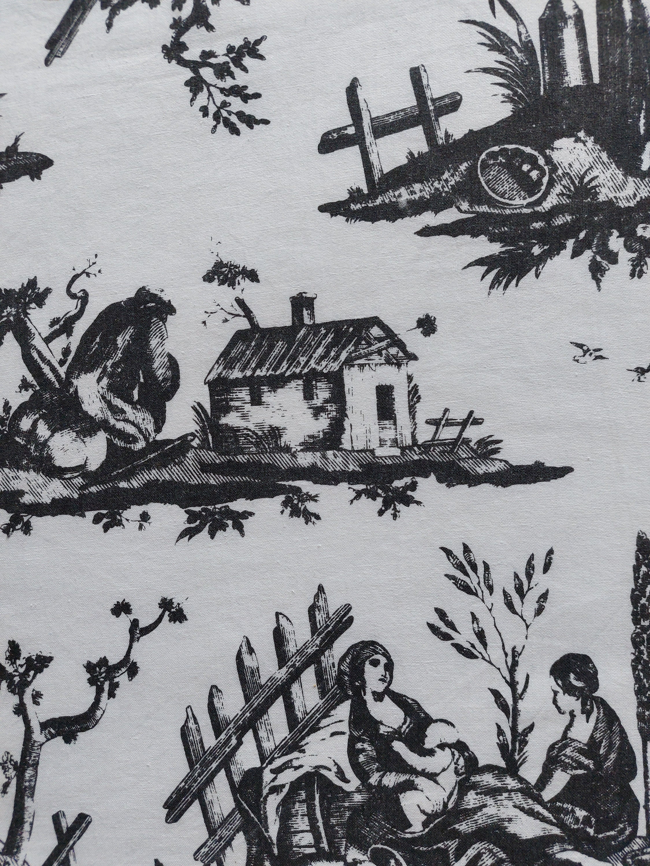 Designer Toile De Jouy Fabric Craft Pack-laura Ashley, Harlequin ...