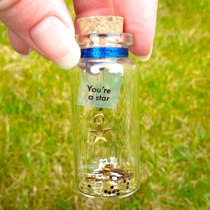 You're a Star Gift, Friendship Gift, Message in a Bottle, Appreciation ...