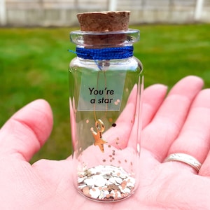 You're a Star Gift, Friendship Gift, Message in a Bottle, Appreciation ...