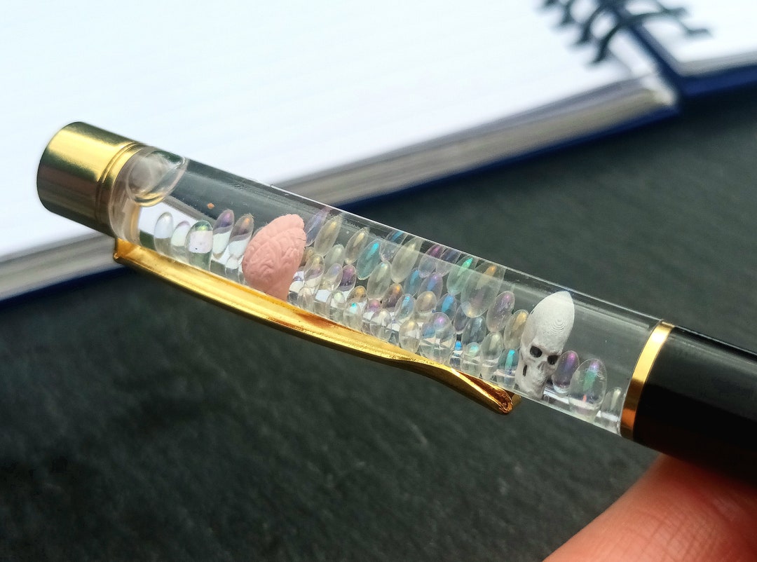 Brain Float Pen, Anatomy Pen, Skull Pen, Doctor Gift, Nurse Pen, Gift ...