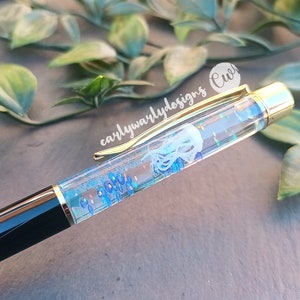 Jellyfish Float Pen, Floating Pen, Liquid Glitter Pen, Gift for Her ...