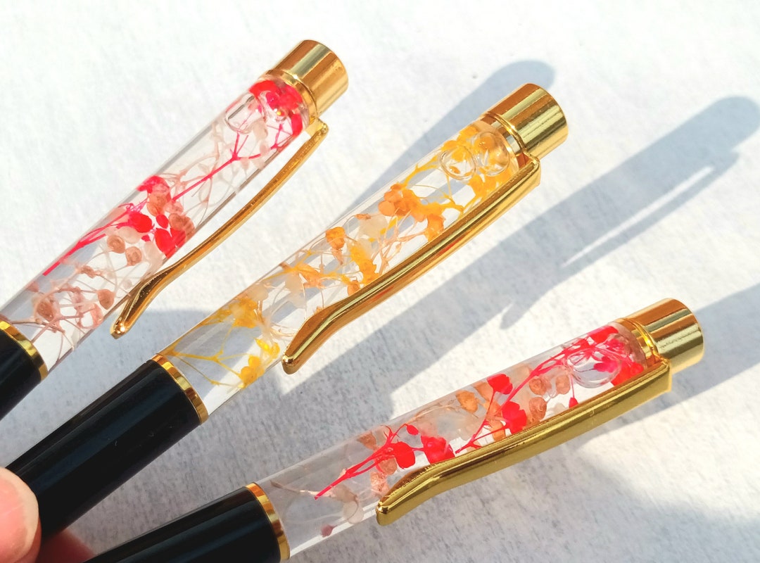 Herbarium Pens, Gypsophila Float Pen, Baby's Breath, Flower Pen, Unique ...