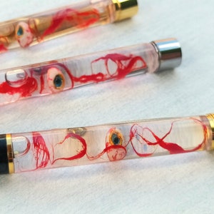 Eyeball Pen, Gothic Pen, Halloween Pen, Blood Pen, Floating Pen, Horror ...