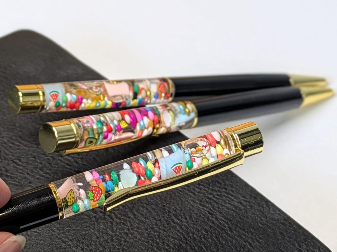 Kawaii Pen, Float Pen, Sweet Lover, Cute Pen, Planner Pen, Fidget Gift ...