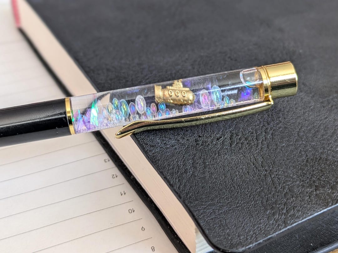 Submarine Pen, Float Pen, Cute Pen, Marine Gift, Ocean Pen, Gift for ...