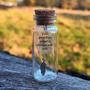 Guardian Angel Gift, Message in A Bottle, Angel Wing, Angel Keepsake ...
