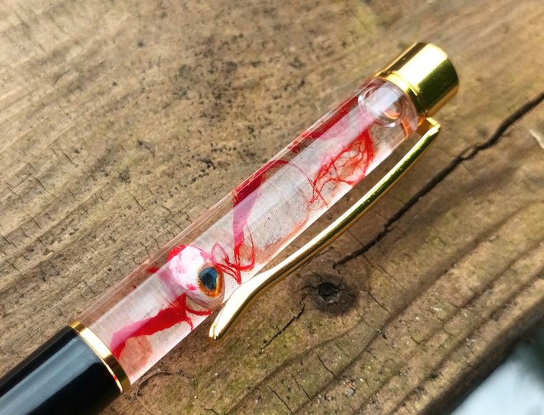 Eyeball Pen, Gothic Pen, Halloween Pen, Blood Pen, Floating Pen, Horror ...