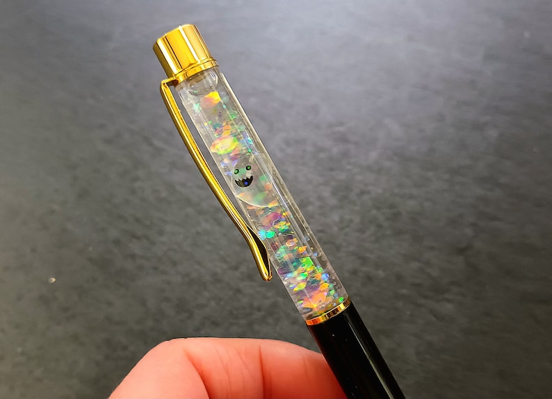 Ghost Float Pen Floating Pen Spooky Pen Liquid Glitter Pen - Etsy