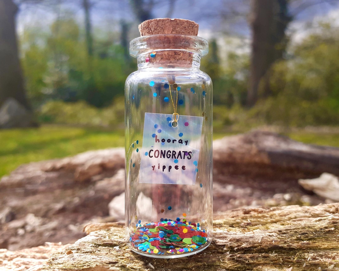 Congratulations Gift, Message in a Bottle, Congratulations Letterbox ...