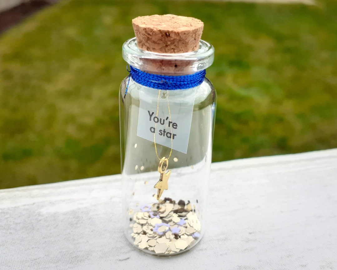 You're a Star Gift, Friendship Gift, Message in a Bottle, Appreciation ...