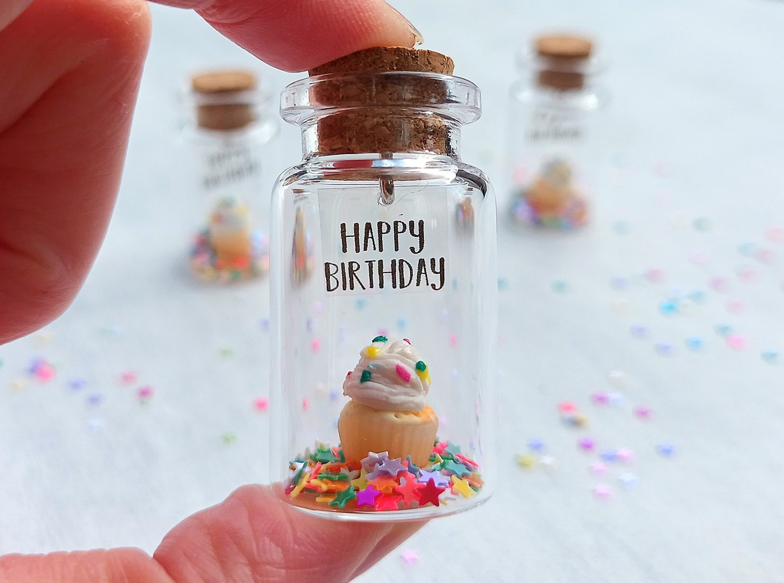 Message in a Bottle, Cute Birthday Gift, Alternative Birthday Card ...