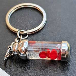 Science Keychain, Red Blood Cells, Shaker Keyring, Graduate Keyring ...