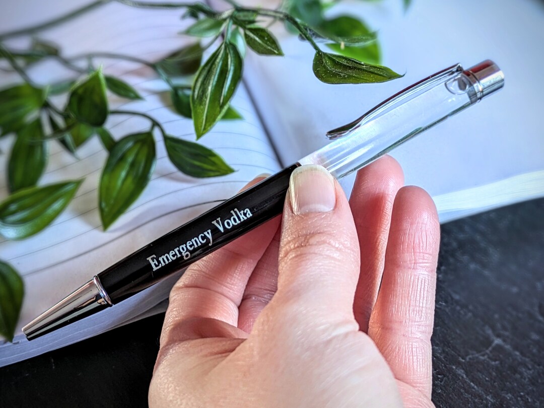 Emergency Alcohol Pen, Vodka Lover, Funny Pen, Funny Gift, Gift for Mum ...