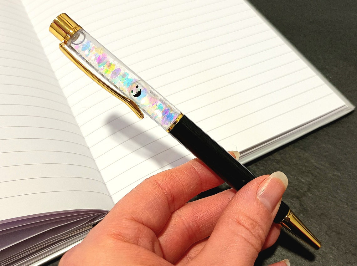 Ghost Float Pen Floating Pen Spooky Pen Liquid Glitter Pen - Etsy