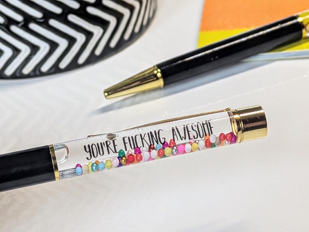 Floating Message Pen, Positivity Pen, Swear Pen, Funny Stationery, You ...