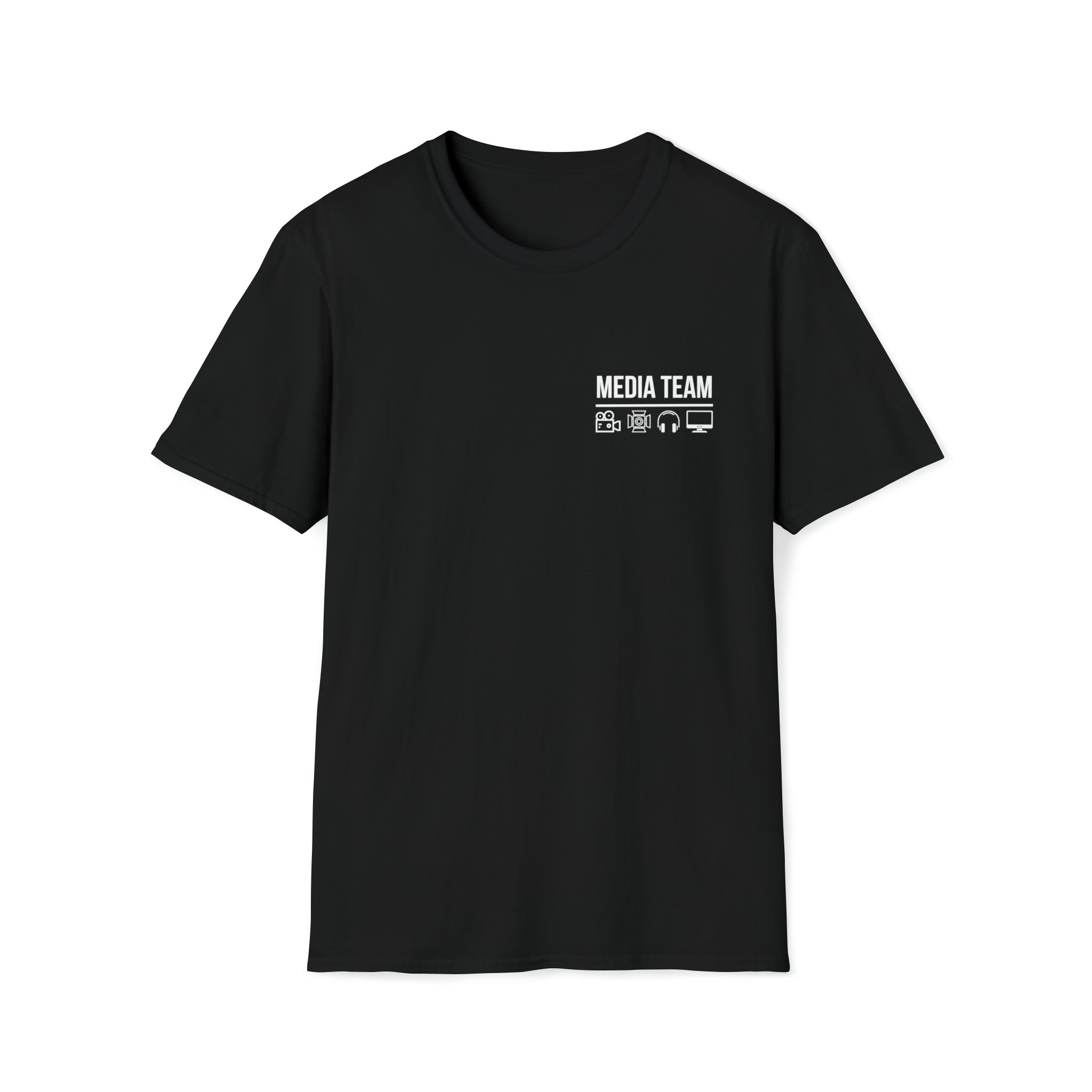 Media Team Shirt - Team Shirt AV Church Production Volunteer Staff Men ...