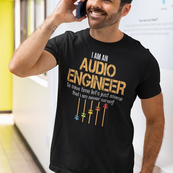 Audio Engineer Shirt - Etsy