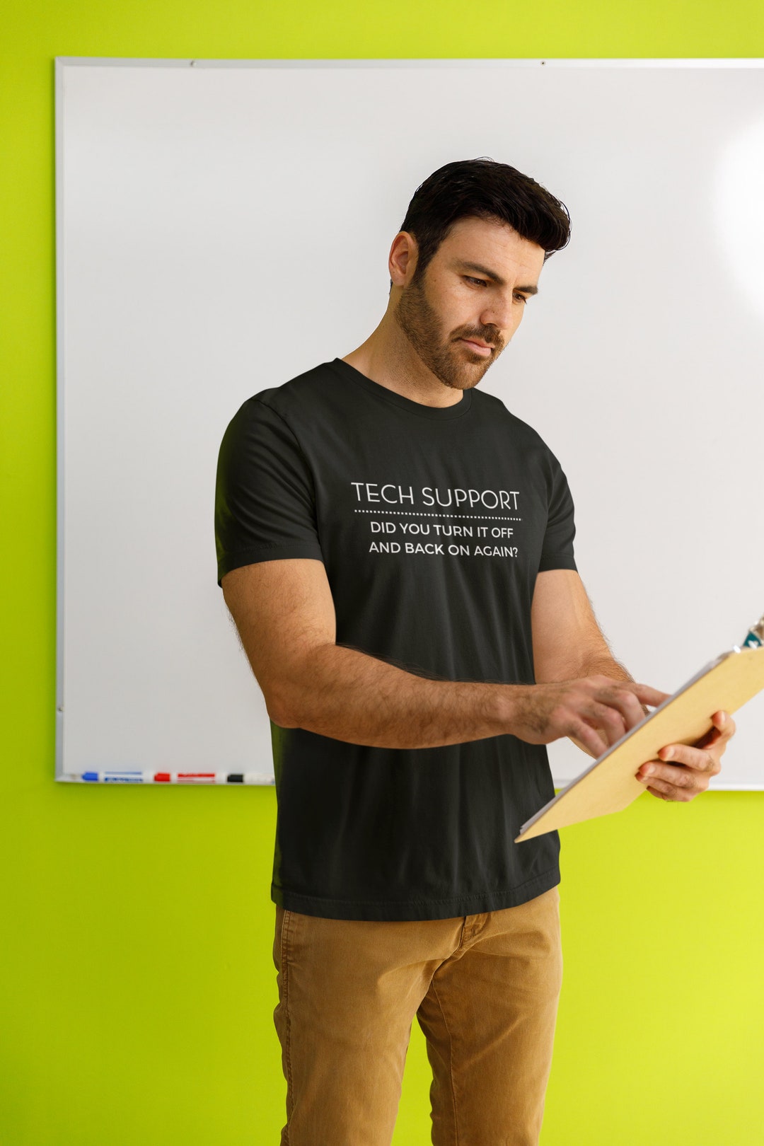 Tech Support Checklist Shirt, Tech Support Gift, Funny IT Support Shirt ...