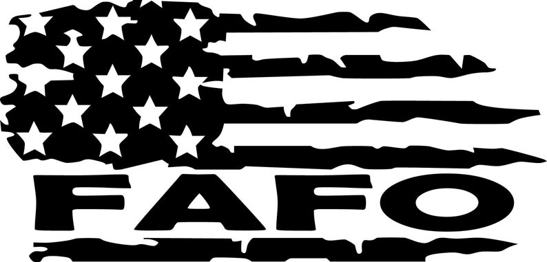 FAFO American Flag EPS Png, American Flag FAFO Eps, 2nd Amendment Eps ...