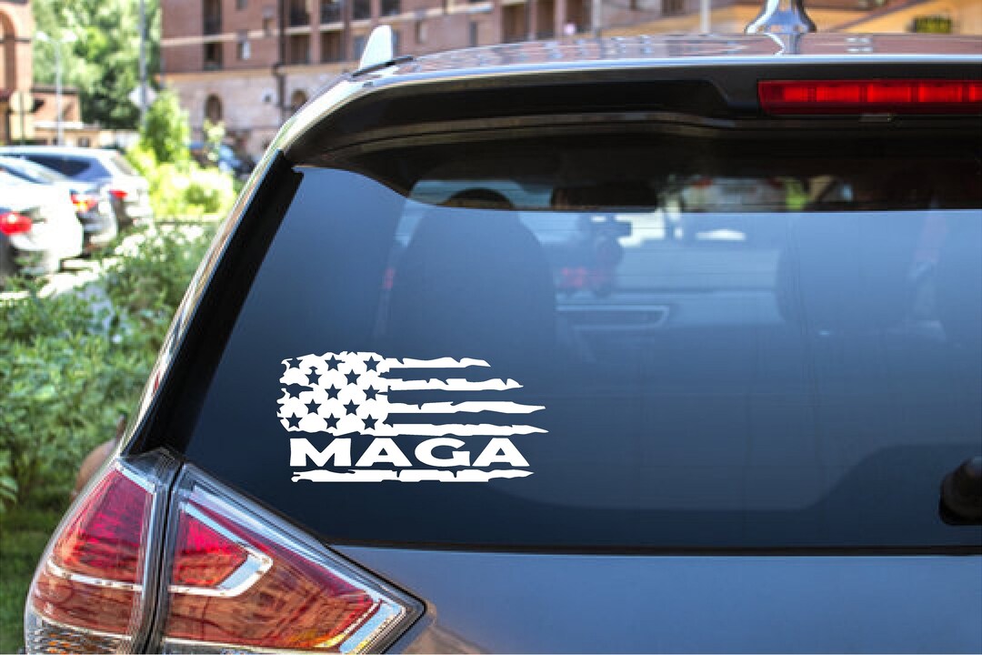 Maga Decal, Maga Sticker, Maga Republican, Patriotic Car Decal, Maga ...